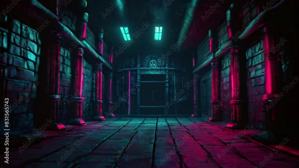 Neon Underground dungeon, fantasy adventure tabletop role play game ...