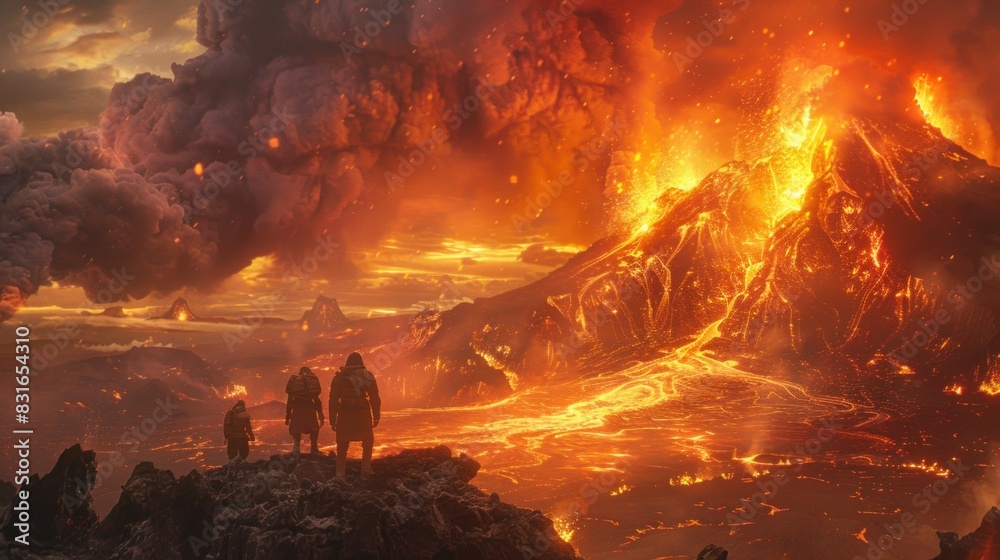 With their journey nearing its end, the explorers take one final look ...