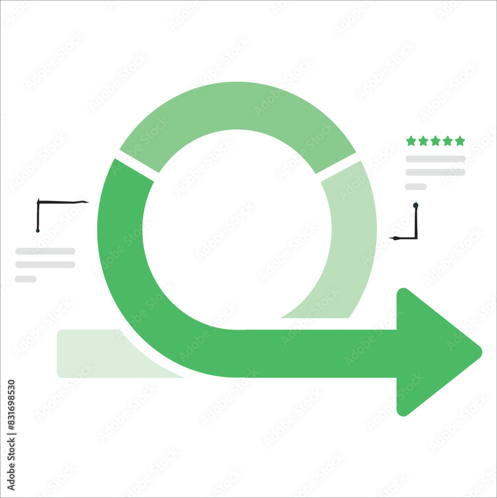 Agile Development Methodology Business Concept Flat Style Design Vector Illustration Isolated On