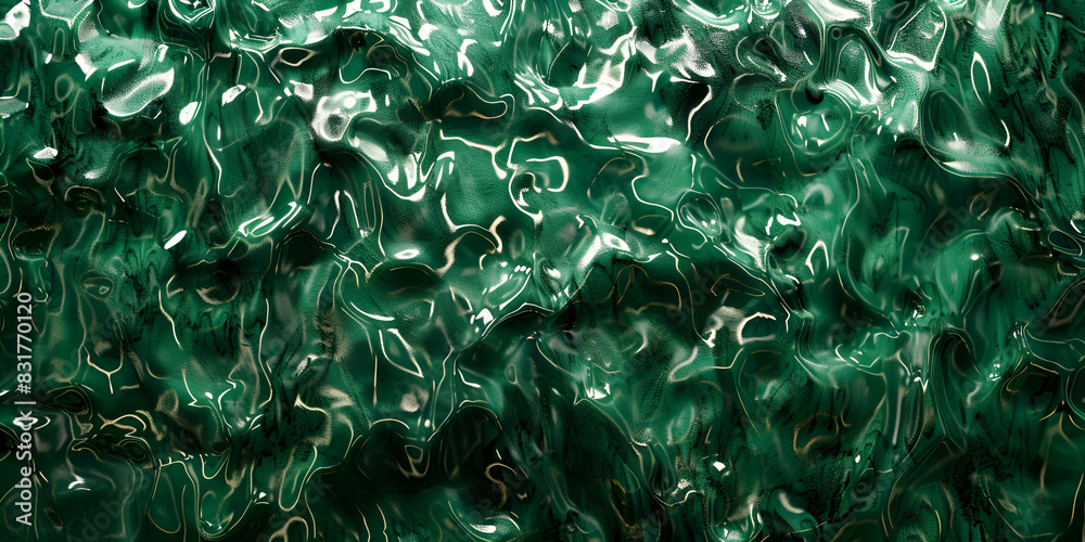 ภาพประกอบสต็อก Green abstract texture background of emerald green sea ...