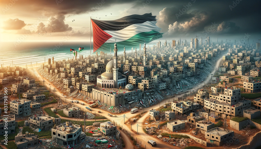 a high-quality image of Palestine capturing its beautiful landscapes ...