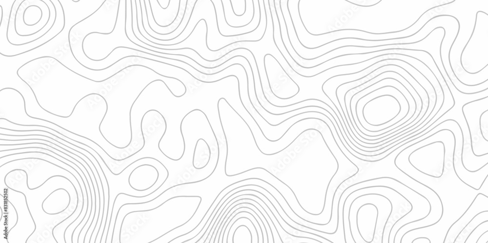 Abstract pattern waves lines seamless pattern and topography map and ...