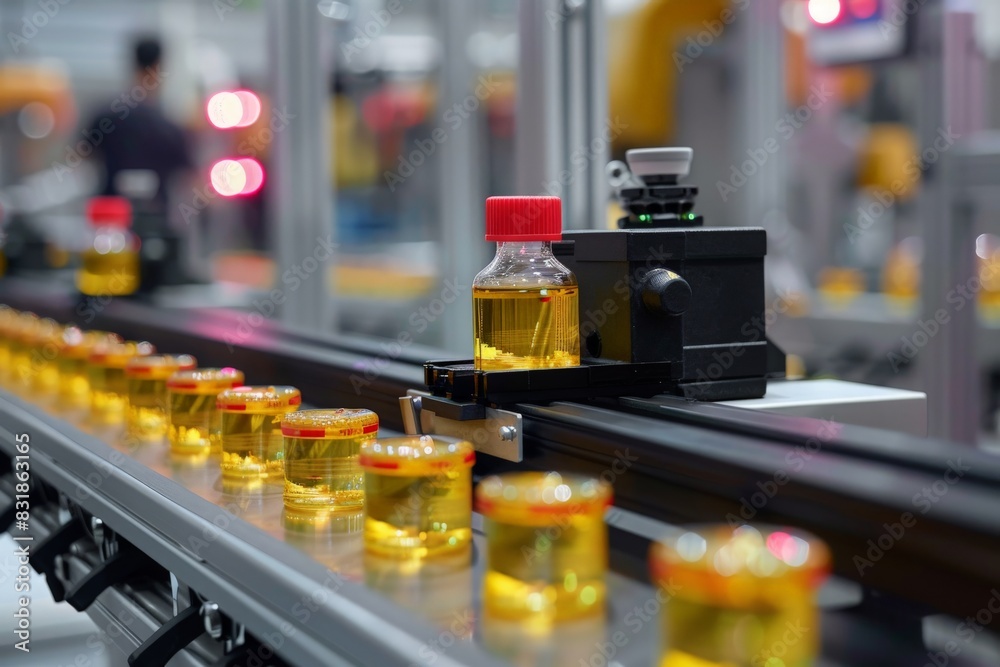 An Automated Quality Control System With Machine Vision Inspecting Products On A Conveyor Belt