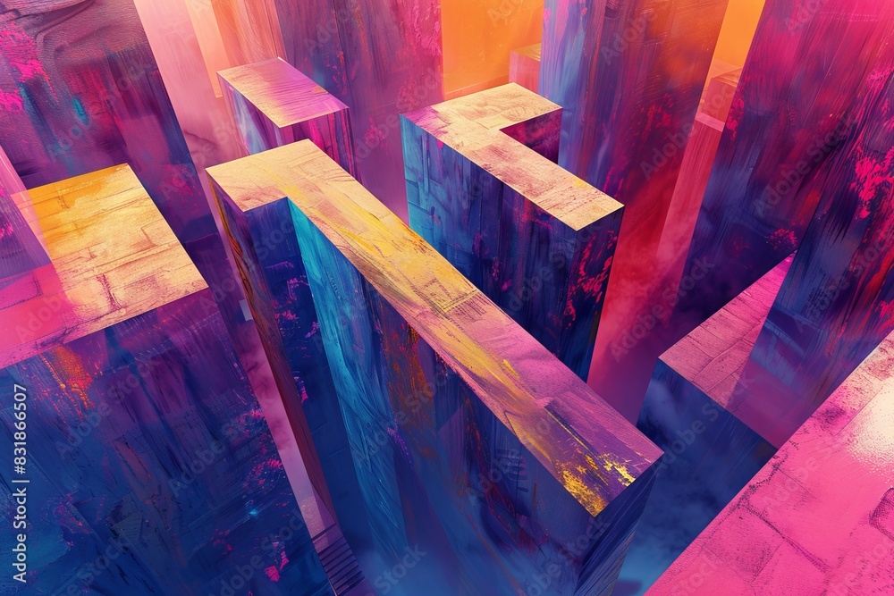 Create a mind-bending, surreal Non-Euclidean space where gravity is ...