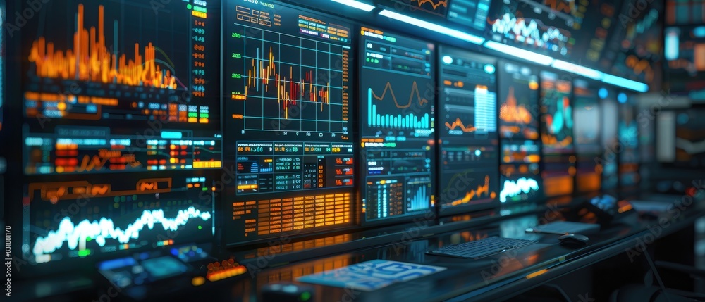 Smart trading floor with AI assistants providing real-time analytics ...