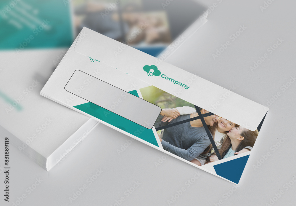 Insurance Company DL Envelope Commercial Design Layout Stock Template ...