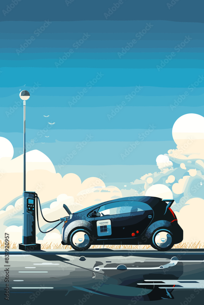 Hydrogen Car as Vehicle with Renewable H2 Power Source Outline Diagram ...