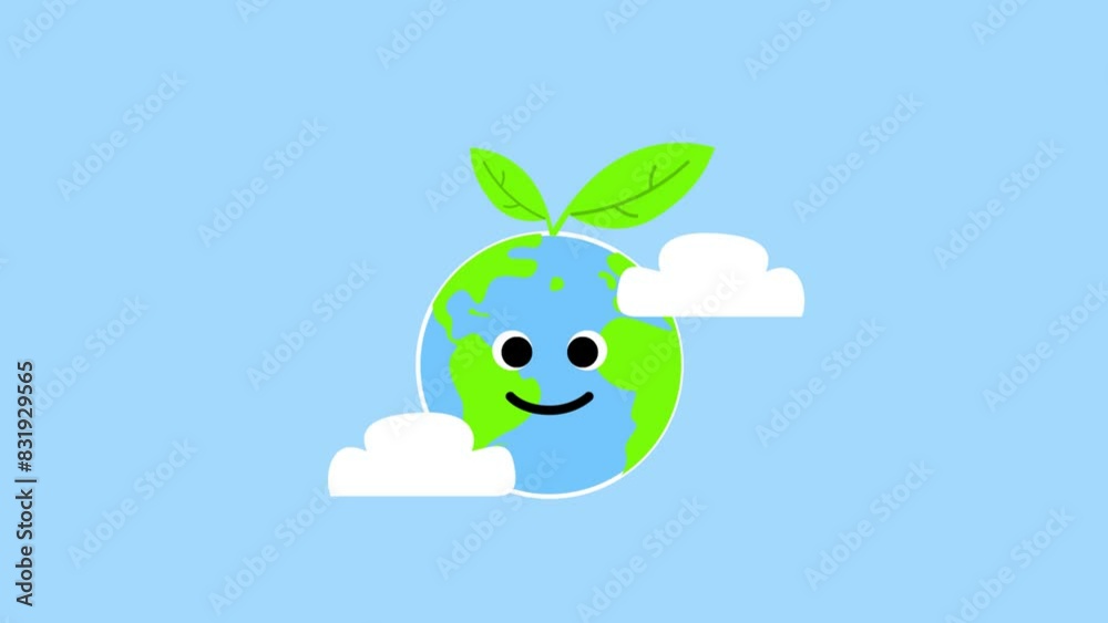 world environment day animation earth, background simple, animation ... world environment day animation earth, background simple, animation ...
