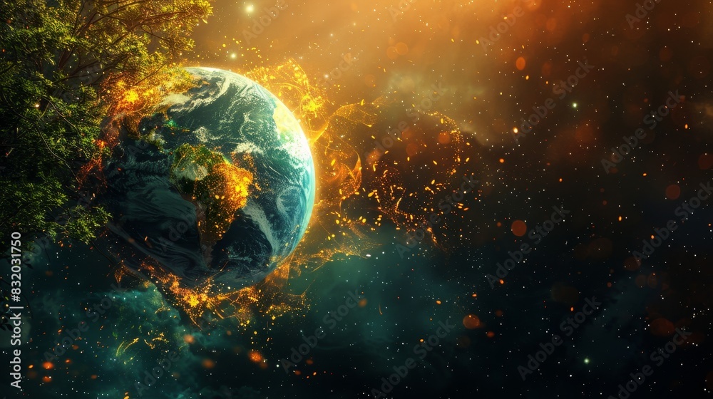 The Earths warming climate is a result of human activities such as ...