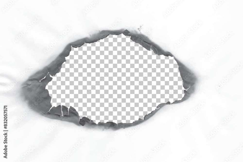 burned hole on a transparent background, circle, Realistic, burning ...