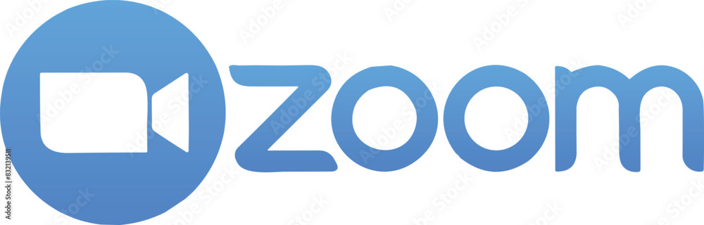 Zoom app logo. Application for video communications with cloud platform ...
