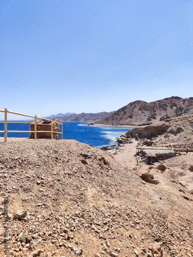 Beautiful Blue Hole in Dahab city in Egypt. very famous diving and ...