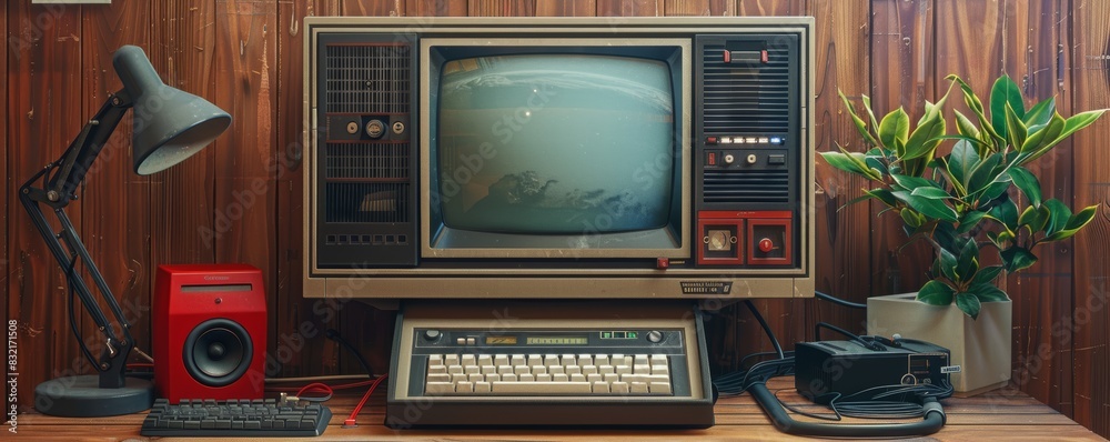 Vintage software advertisement with screenshots and system requirements ...