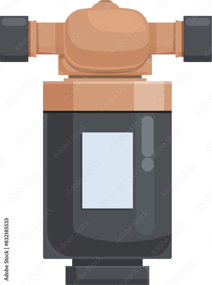 Colorful cartoon fire hydrant illustration in flat vector design ...