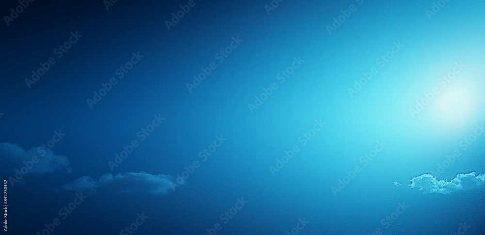 High Contrast Blue Gradient Background with Soft Glow and Textured ...