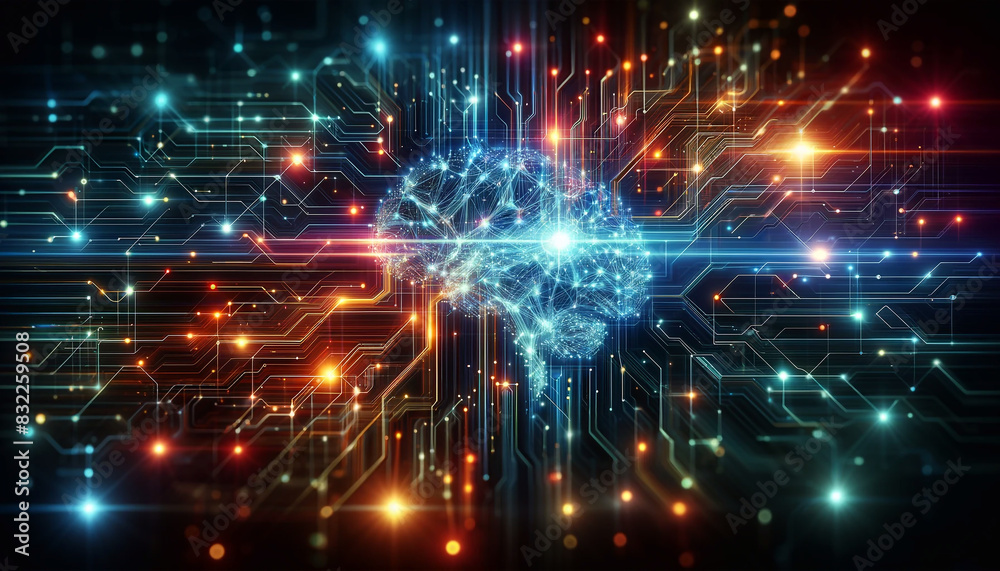 Focused on data visualization, this background features graphs, charts ...