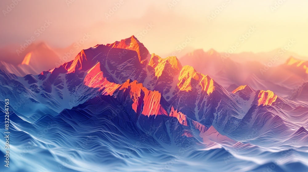 Explore the intricacies of topographic illustration with this ...