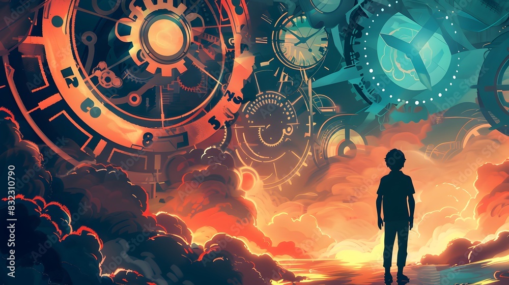 Design a series of posters for a fictional tech company that builds ...