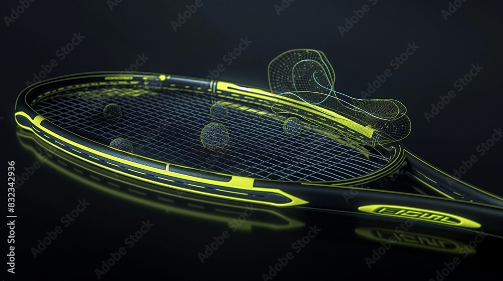 A sports equipment design using nano-composite materials, displayed as ...