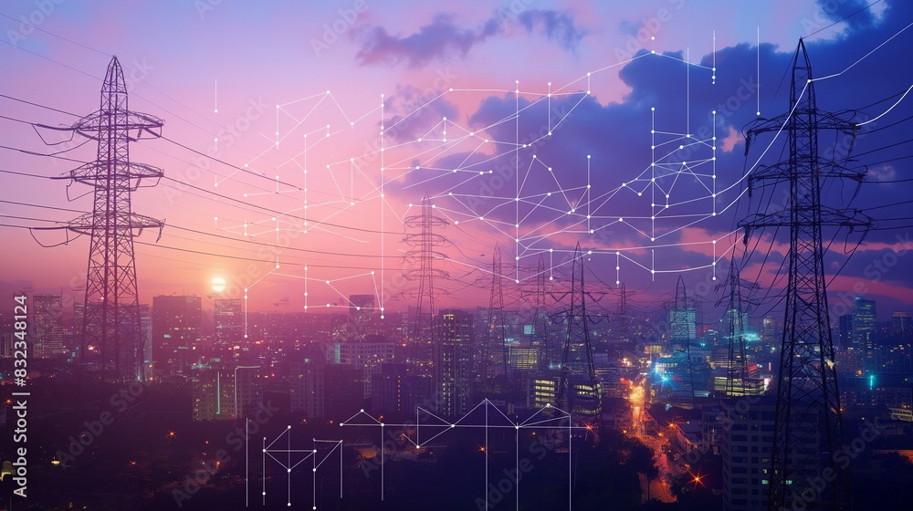 A visualization of data analytics used by smart grids to predict ...