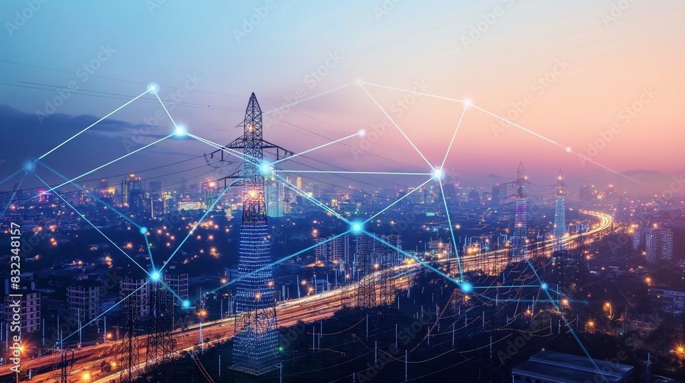 A visualization of data analytics used by smart grids to predict ...