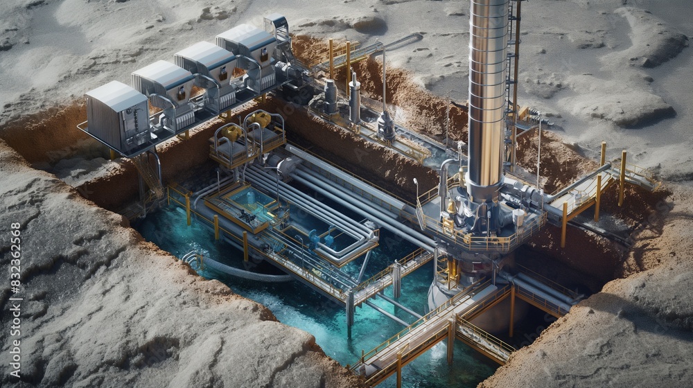 An engineering concept for an advanced geothermal energy extraction ...