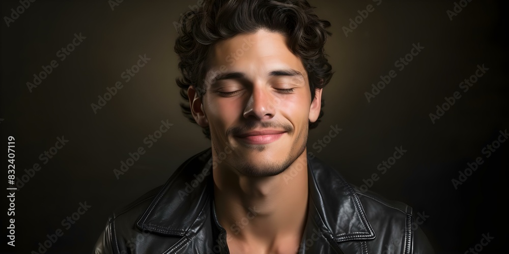 Actor conveys emotions through subtle gestures facial expressions and ...