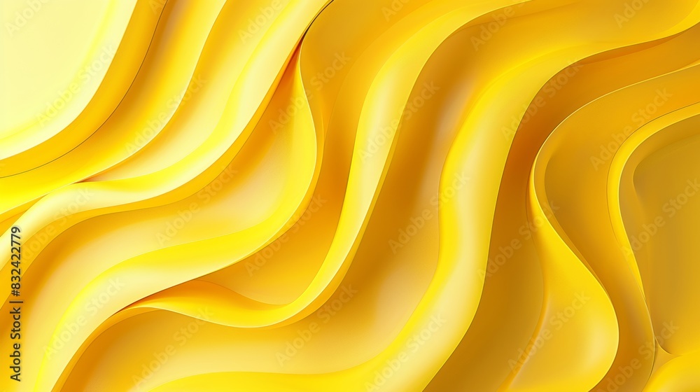 The paper maze was rendered in 3D using a folded paper effect. Yellow ...