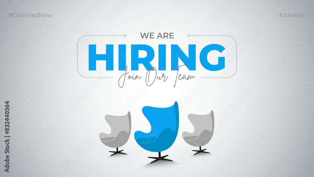 We are hiring job candidate post and flyer template. Join our team and ...