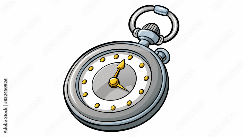 The polished silver tory pocket watch passed down through generations ...