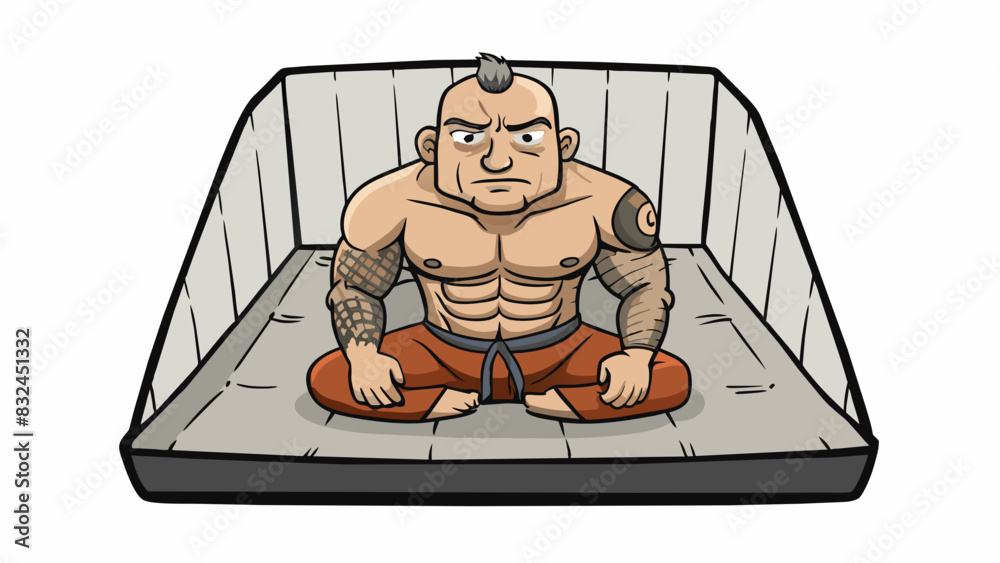 The third prisoner sat alone in his small cramped cell. He was a ...
