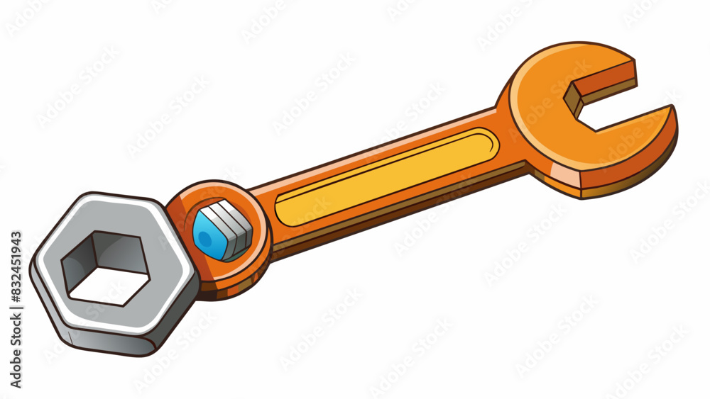 Wrench A tool used for turning and tightening bolts and nuts. It has an ...