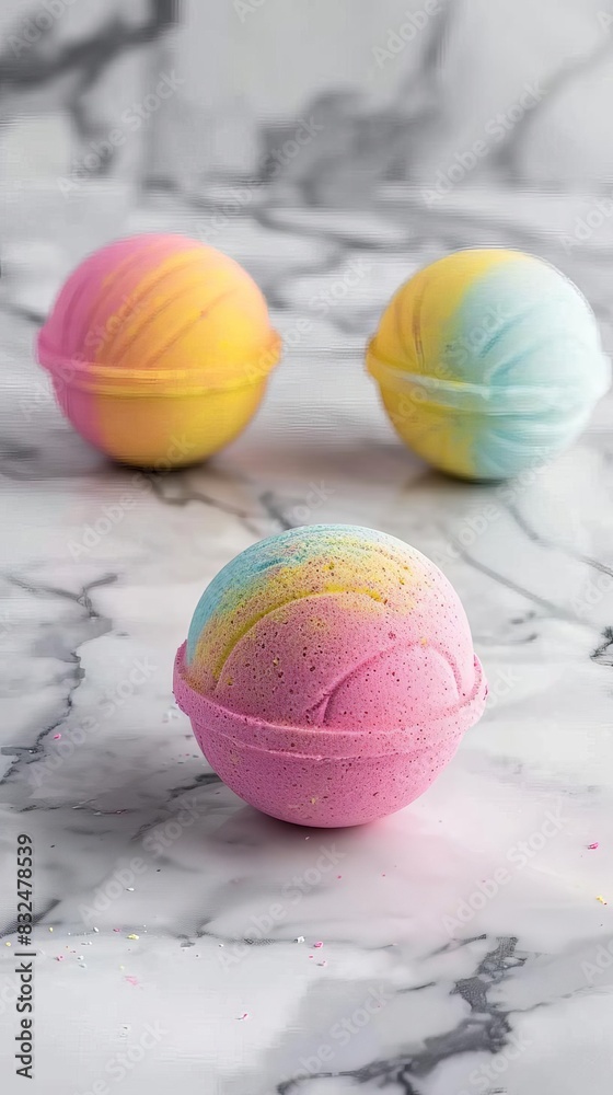 DIY beauty tutorial on creating a rainbow bath bomb, using natural dyes ...