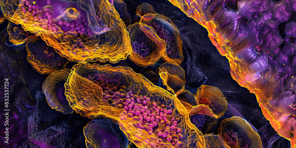 The Digestive Tract Under the Microscope: A petri dish filled with ...