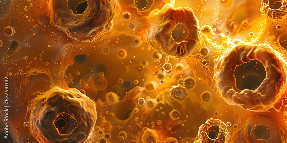 The Immersive World of Parasites: A vivid microscopic image capturing ...