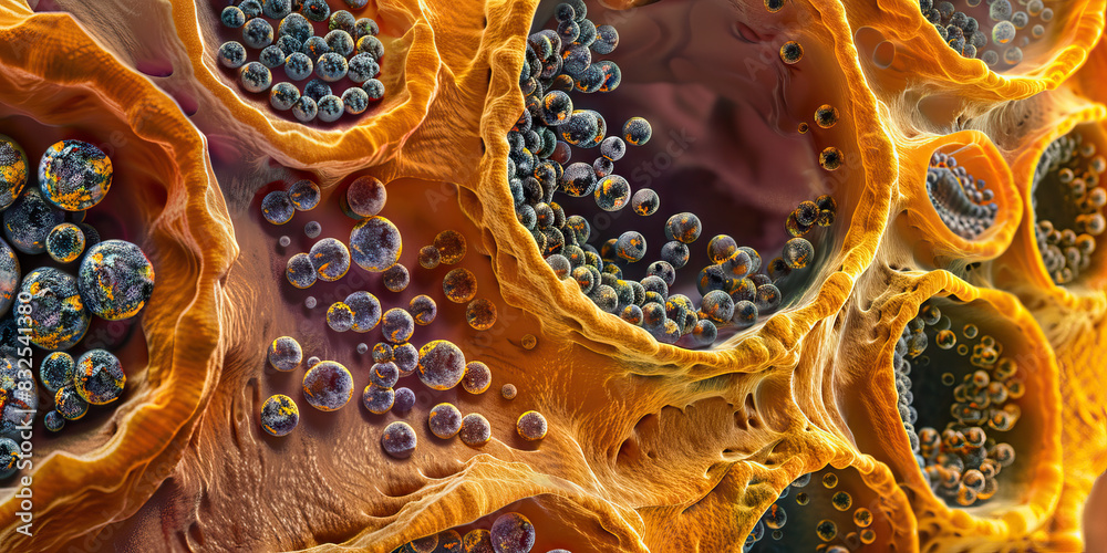 The Immersive World of Parasites: A vivid microscopic image capturing ...