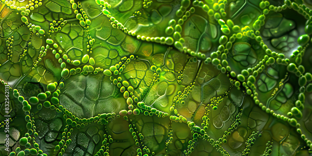 Orchid Leaf Epidermis: Close-up view of orchid leaf epidermal cells ...