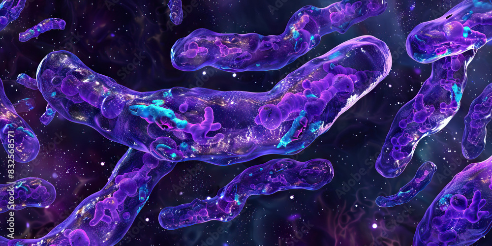Amethyst Azure Bacterial Toxins: High-resolution microscopy of amethyst ...