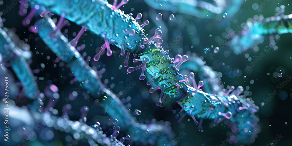 Sapphire Bacterial Toxin Production: Microscopic view of sapphire ...