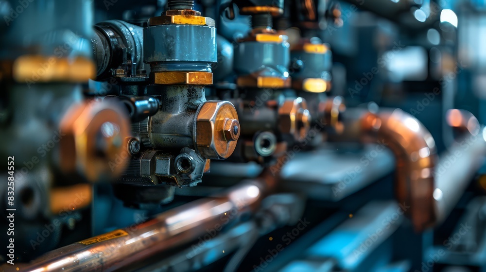 Precision and importance of a hydraulic pump with copper tubing ...