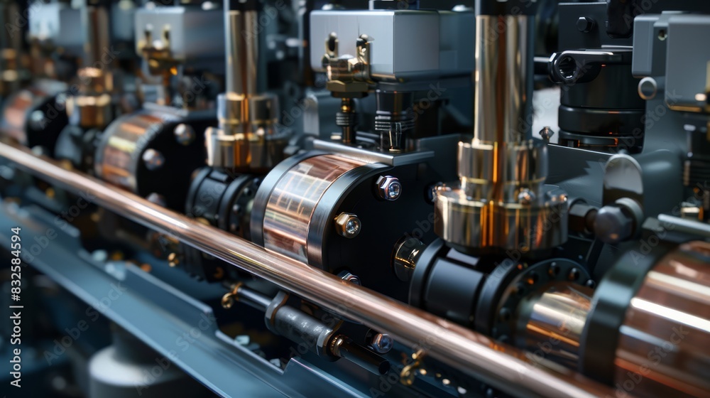 Precision and importance of a hydraulic pump with copper tubing ...