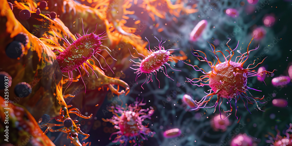 Inflammatory Response in Bacterial Infections: High-resolution view of ...