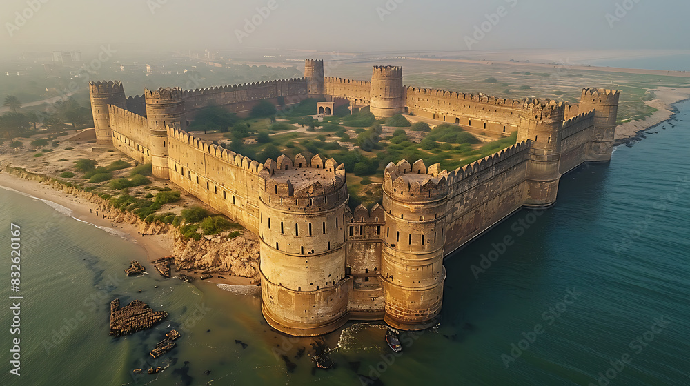 breathtaking image of Derawar Fort towering bastion majestic wall ...