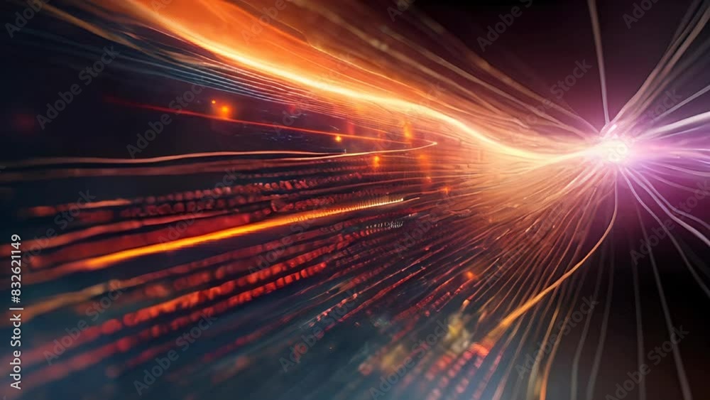 Vidéo Stock Digital backdround ideal for technological operations, neural networks, AI, data ...