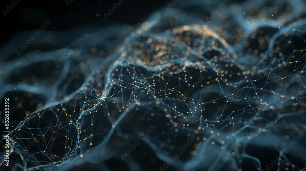 Scientific visualization, Surface of the brain depicted with ...