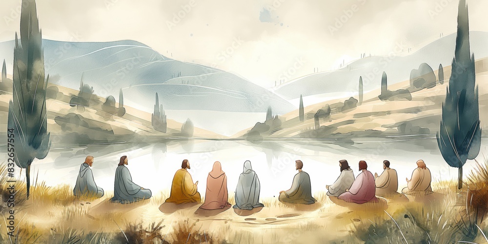 The Act of the Apostles. Disciples' Prayer to God. New Testament ...