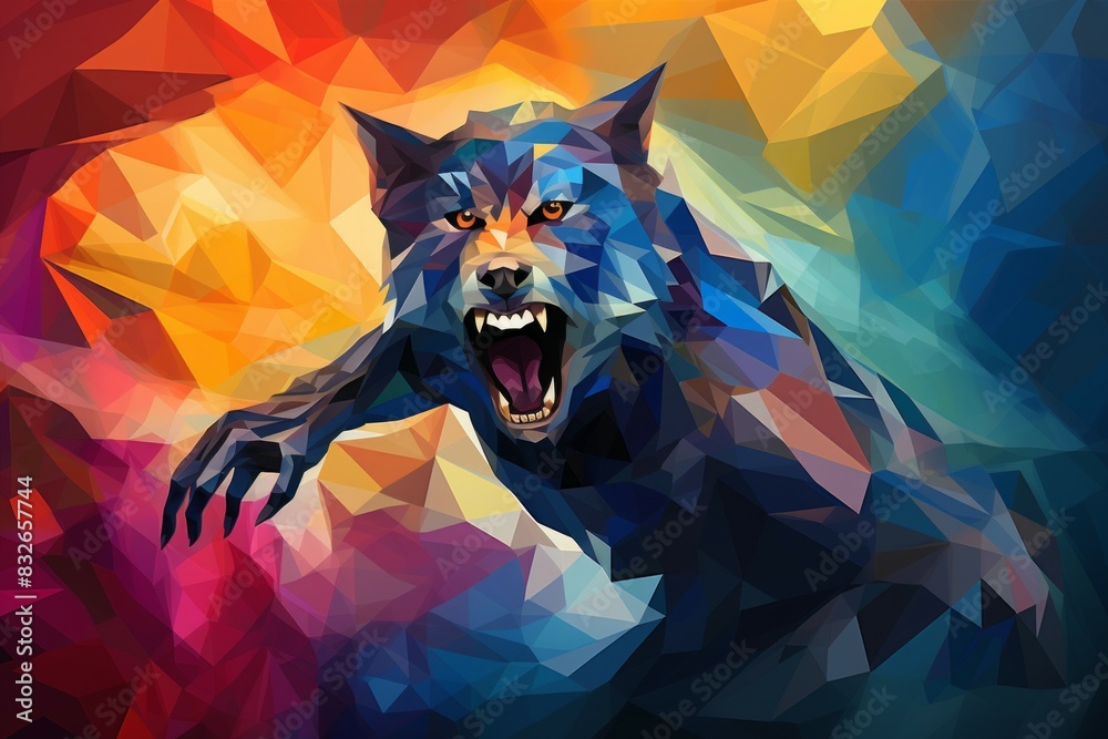 A shapeshifting werewolf, torn between human nature and primal ...