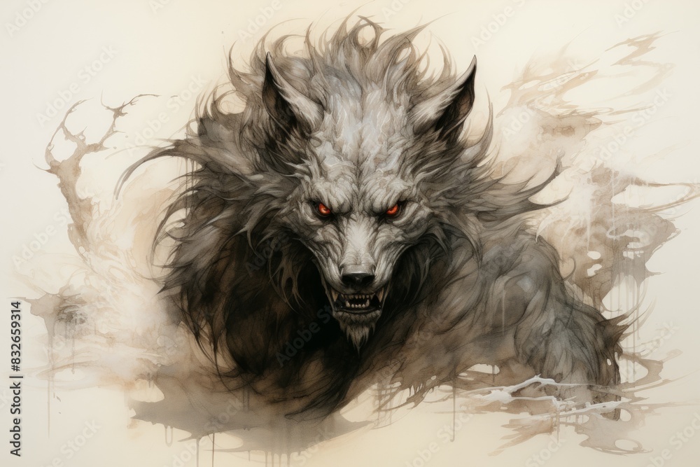 A shapeshifting werewolf, torn between human nature and primal ...