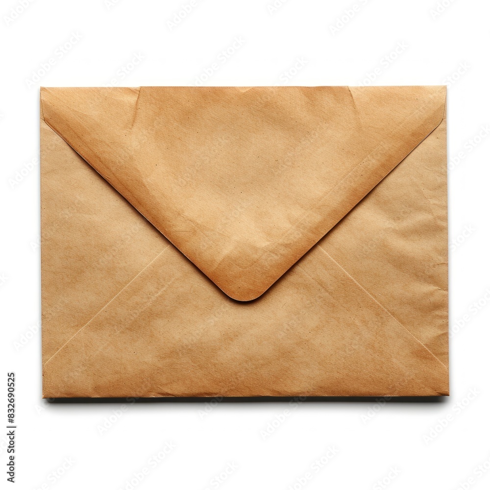 High-resolution image of a classic envelope isolated on a white ...