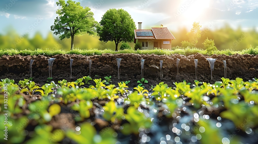 infographic comparing traditional vs modern methods of irrigation in ...